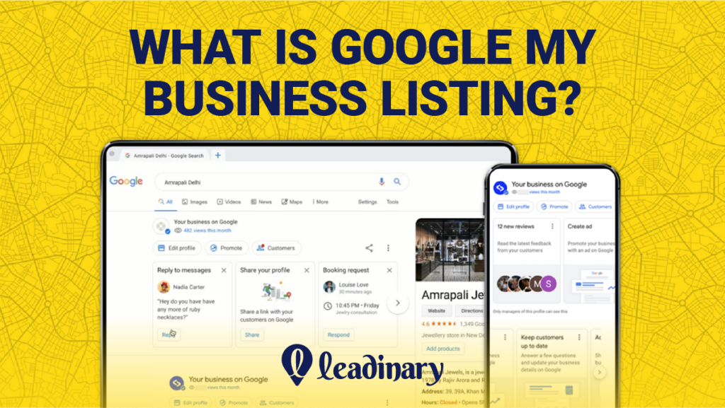 What is Google My Business Listing/Google Business Profile? - Leadinary